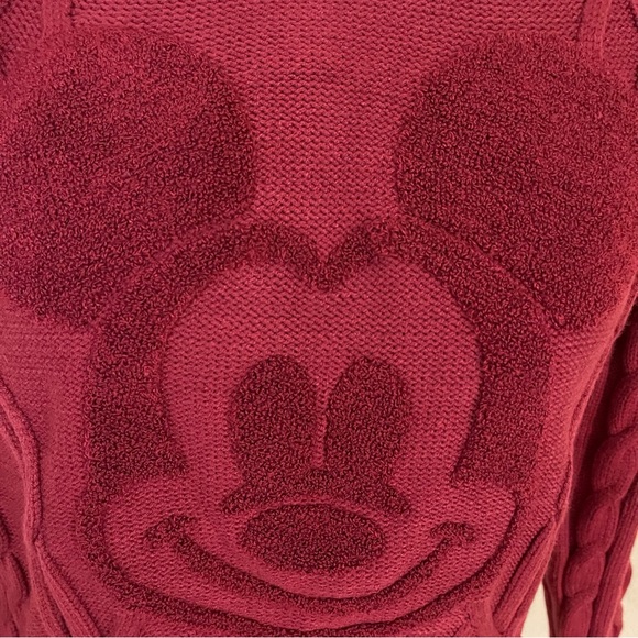 Disney | Sweaters | Walt Disney World Mickey Mouse Cable Knit Sweater ...